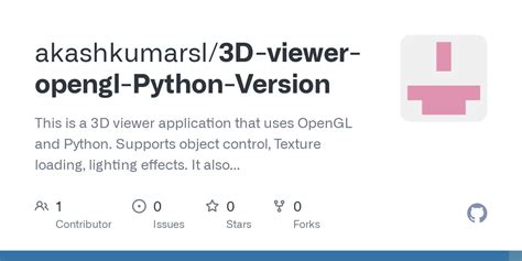 Github Akashkumarsl3d Viewer Opengl Python Version This Is A 3d