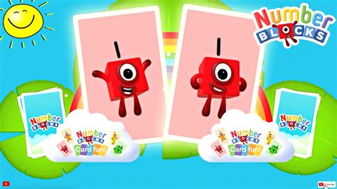 Numberblocks Card Fun Find Matching Value Learn Numbers Part 14