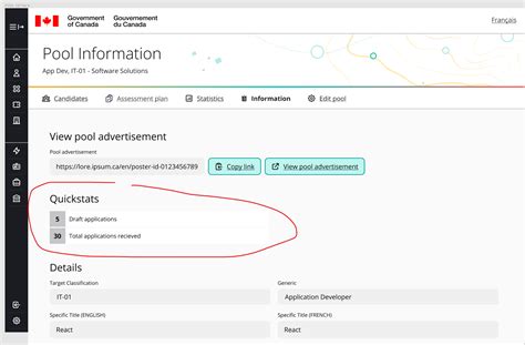 Statistics On Pool Information Page · Issue 6325 · Gctc Ntgcgc Digital Talent · Github