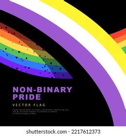 Lgbt Flag Flag Nonbinary Pride Sexual Stock Vector Royalty Free 2217612373 Shutterstock