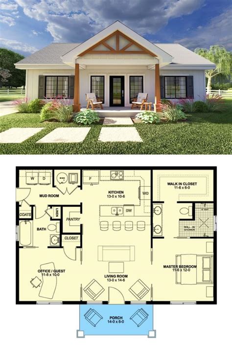 Explore A Charming 988 Sq Ft Country Style Home With 2 Bedrooms And
