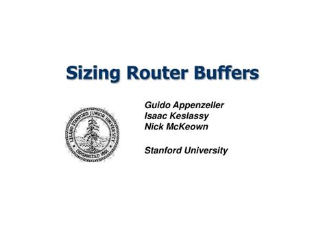 Ppt Sizing Router Buffers Powerpoint Presentation Free Download Id