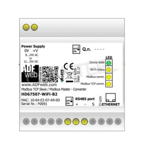 HD WiFi B Modbus TCP To RTU Converter Z WiFi