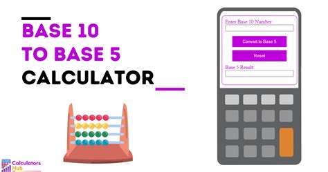 Base 10 To Base 5 Calculator Online