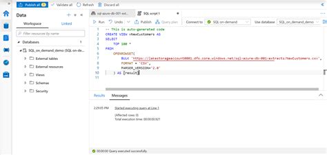 Sql On Demand Pools In Azure Synapse Analytics