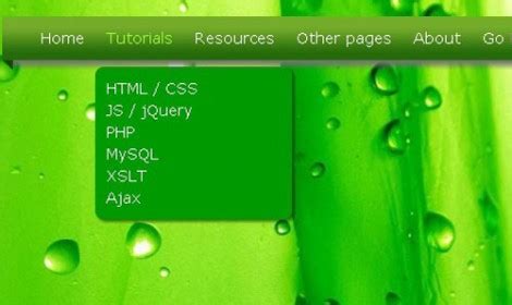 27 Detailed Dropdown Menu Tutorials In CSS3 And HTML5 Designbeep