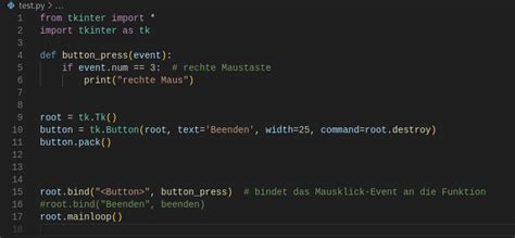 python tkinter mit beispielen programmieren lernen