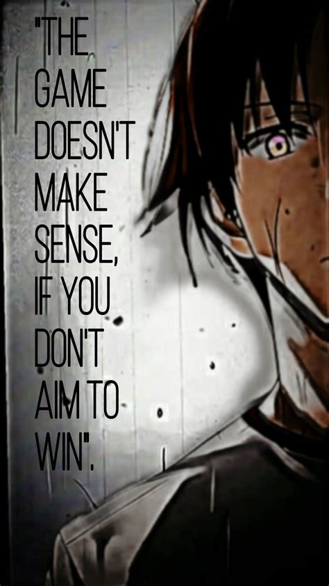 Anime Classroom Of Elite Anime Quotes Anime Quote Anime Badass Quote