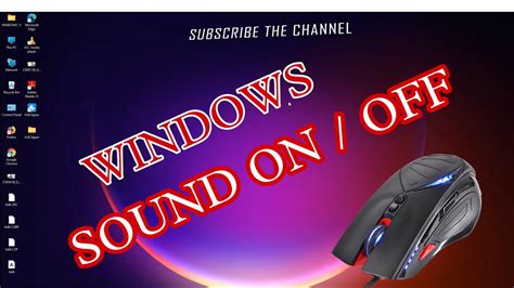 How To Turn On Mouse Click Sound In Windows 111087 Youtube