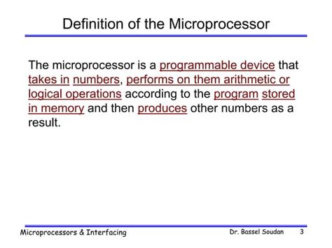 Microprocessor Interfacing Pptx Operating Systems Computer Software And Applications