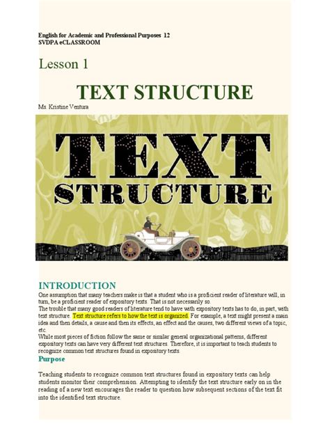 Eap Module Week 3 Pdf Reading Comprehension Cognition
