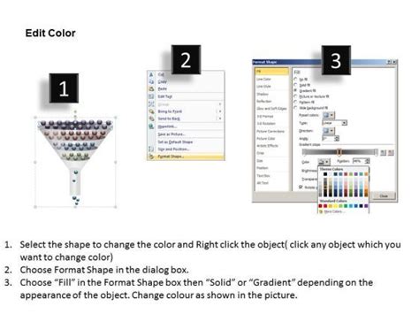 multi stage funnel shape powerpoint slides and ppt templates