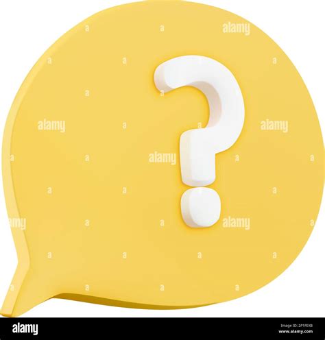 3d question mark icon sign or ask faq and qa answer solution
