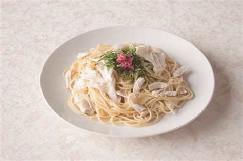 白まいたけとささみの和風パスタ ｜きのこのレシピ盛りだくさん！｜きのこ料理検索サイト 雪国レシピ
