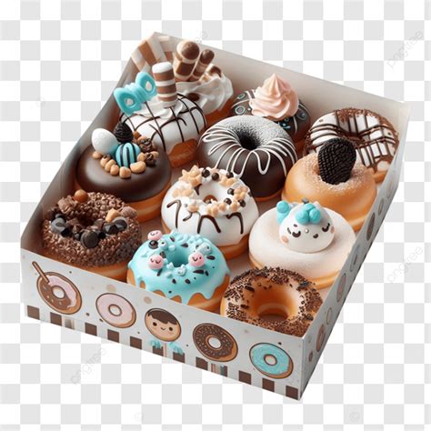 다채로운 도넛 한 상자 도넛 도넛 상자 디저트 Png 일러스트 및 이미지 에 대한 무료 다운로드 Pngtree