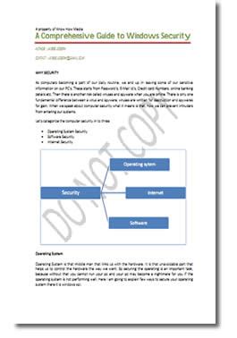 A Comprehensive Guide To Windows Security
