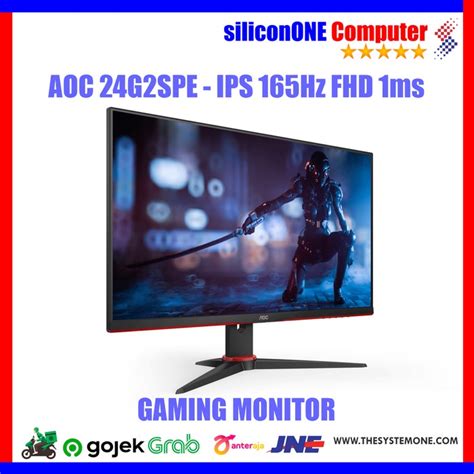 Jual AOC 24G2SPE 24 IPS 165Hz 1ms Gaming Monitor 23 8 DP HDMI Shopee Indonesia