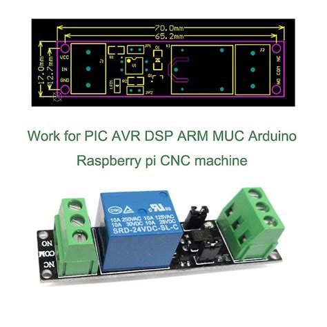 V Relay Board Power Switch For Relay Module Isolation High Level Trigger Development Board