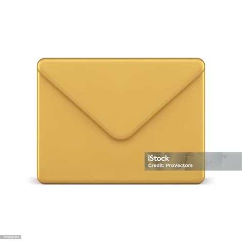 편지 봉투 황금 이메일 수신 메시지 인터넷 통신 3d 아이콘 현실적인 벡터 전자메일에 대한 스톡 벡터 아트 및 기타 이미지 전자메일 로고 금색 Istock