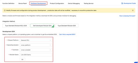 TuyaOS Link SDK For C V TuyaOS Tuya Developer