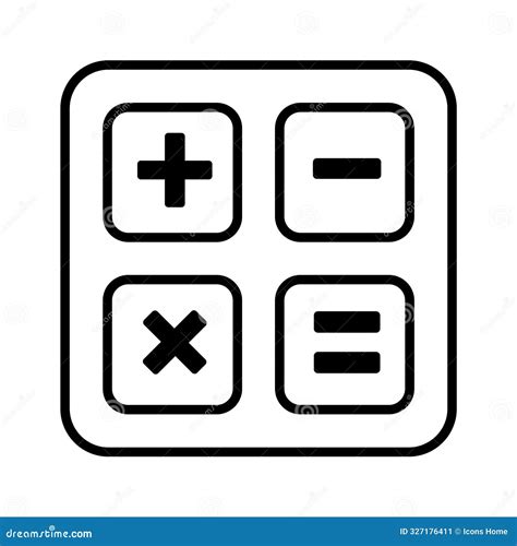 A Well Designed Calculator Icon Digital Computation And Arithmetic Functions Mathematical