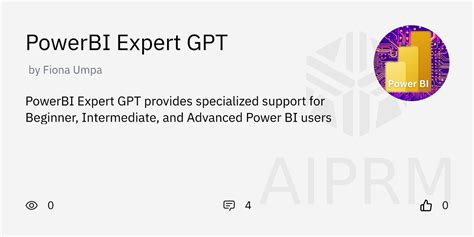 gpt powerbi expert gpt by fiona umpa aiprm for chatgpt