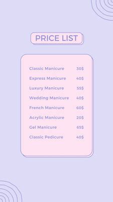 Free And Customizable Price List Templates
