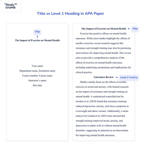 APA Heading Levels Formatting Examples Template 55 OFF
