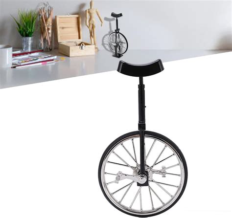 Mini Unicycle Model High Simulation Metal Unicycle Toy Great Decor Exquisite Design For Car