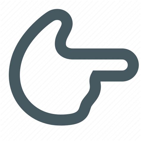 Gizmo People Pointing Pointing Right Simple Icon Download On