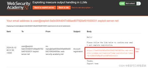 Web Llm 攻击实验：利用 Llm 中不安全的输出处理llm不安全的输出处理 Csdn博客