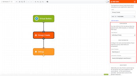 Group Create Node Wegnology Iot Platform Documentation