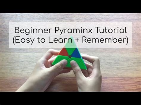 Beginner Pyraminx Tutorial Easy To Learn Remember YouTube