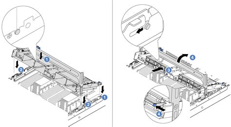 Install The Middle Drive Backplanes And Drive Cage Thinksystem Sr650