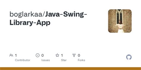 Github Boglarkaajava Swing Library App