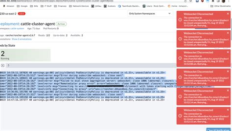 Rancher 2 6 8 UI Throwing Constant Websocket Disconnected Errors Issue 6785 Rancher