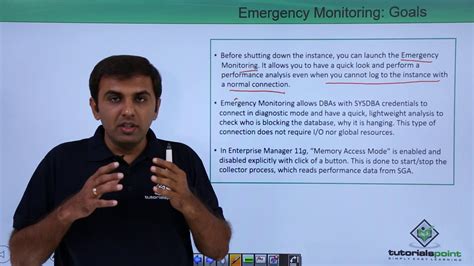 Oracle Db 12c Emergency Monitoring Youtube