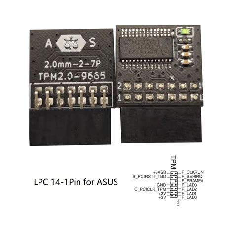 Cologoogph Tpm 20 Encryption Processor Lpc Interface Board Remote