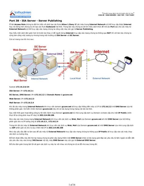 Part 38 Isa Server Server Publishing Configuration Key4