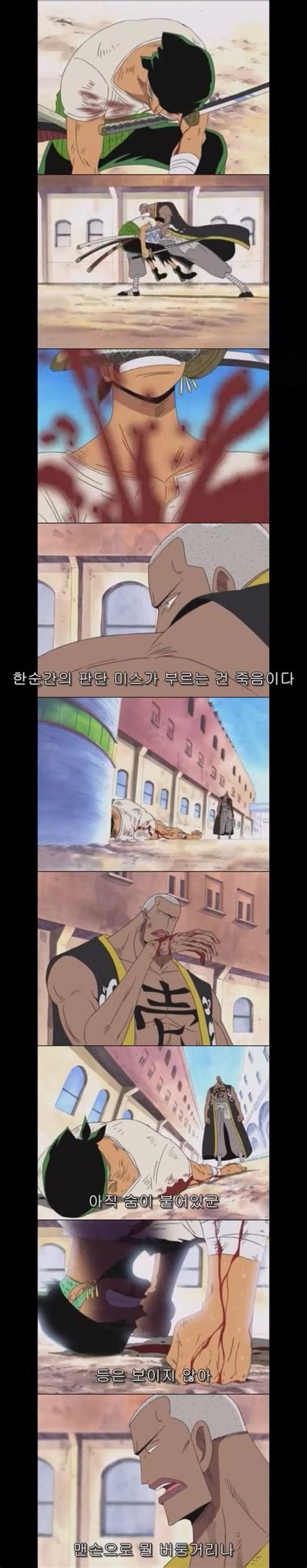 원피스 롤로노아 조로의 첫 각성 장면 Mp4 포텐 터짐 화제순 에펨코리아