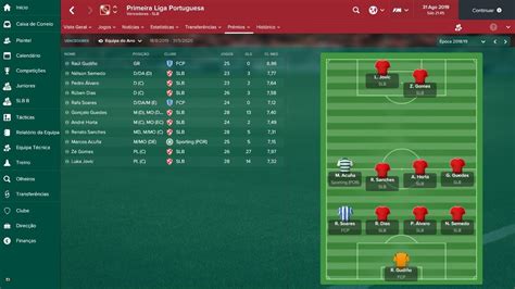 Liga Portuguesa 20182019 Classificação Melhor Equipa Jogador