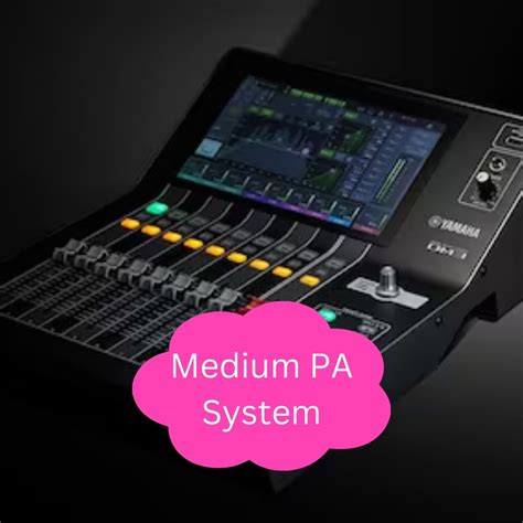 Medium PA System Hire 2 Elevate Your Event Book Today