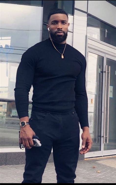 Pin By Ebbi On Eye Candy Black Men Fashion Casual Black Outfit Men