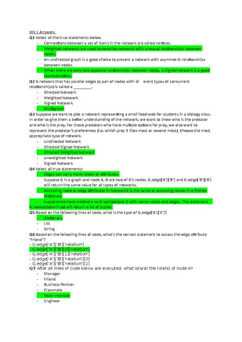 Network Analysis Practice Questions At Matthew Calzada Blog