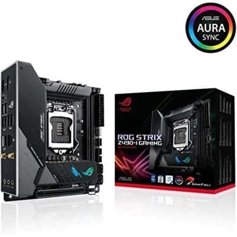 Promo Mainboard Asus Rog Strix Z490 I Gaming Lga 1200 Itx Mainboard Diskon 23 Di Seller