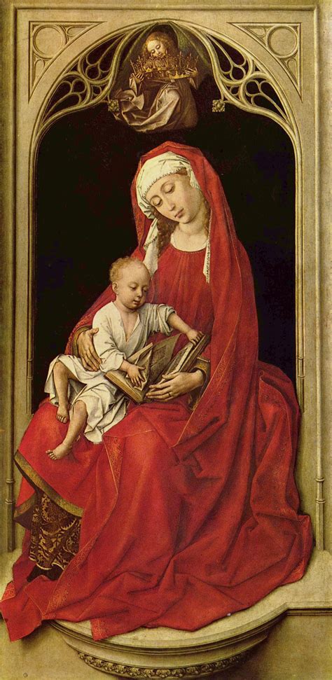 Großbild Rogier van der Weyden Maria mit Christuskind Madonna Duran