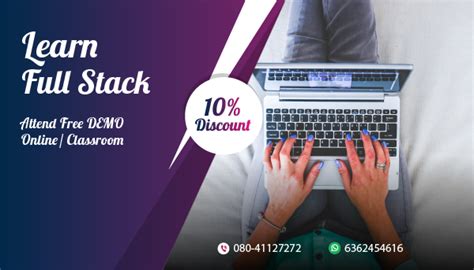 Full Stack Web Development Training In Bangalore Best Software