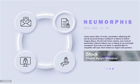 개인 데이터 보호 세트 아이콘입니다 개인 시스템 보안 알림 이메일 편지 방패 문서 자물쇠 컴퓨터 손 개인 정보 보호 개념 신형 스타일 비즈니스용 벡터 줄 아이콘 개인정보보호