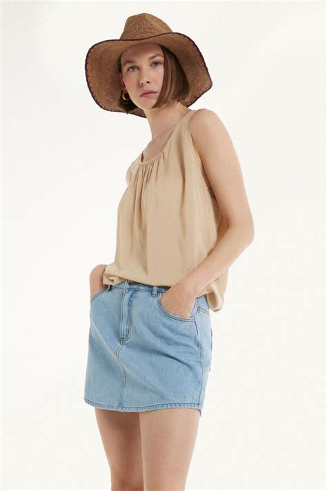 Майка на Широких Бретелях из Вискозной Ткани Майки ЖЕНЩИНАМ Tezenis