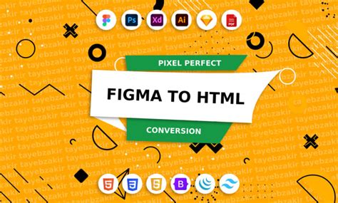Convert Figma To Html Psd To Html Image Pdf To Html Bootstrap